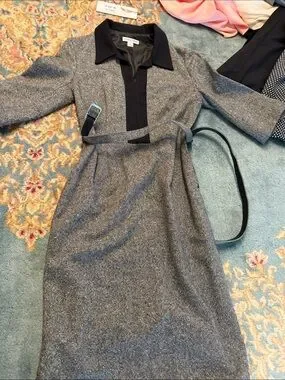 Pendleton | Dresses | Pendleton Gray Tweed Dress With Black Shirt ...
